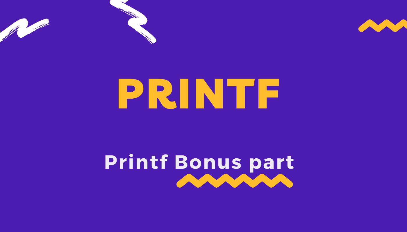 [ft_printf] Final : Bonus part